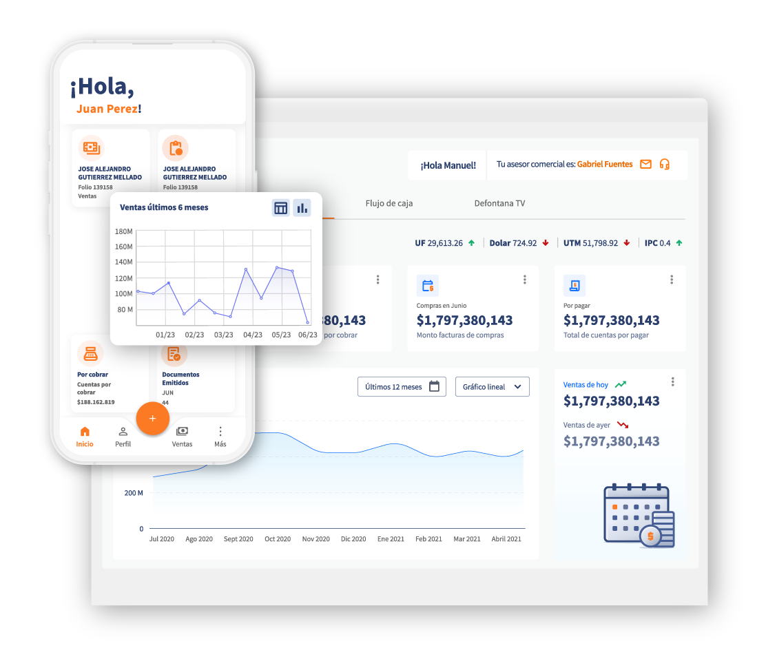 Sistema ERP para pymes | Software de gestión | Defontana Chile